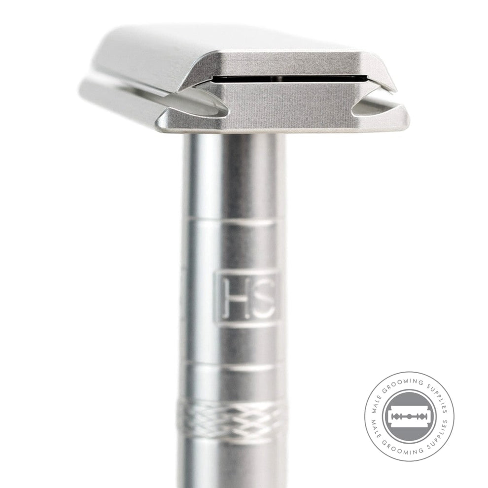 Henson AL13 Safety Razor V2 Aircraft Aluminium – Male Grooming Supplies