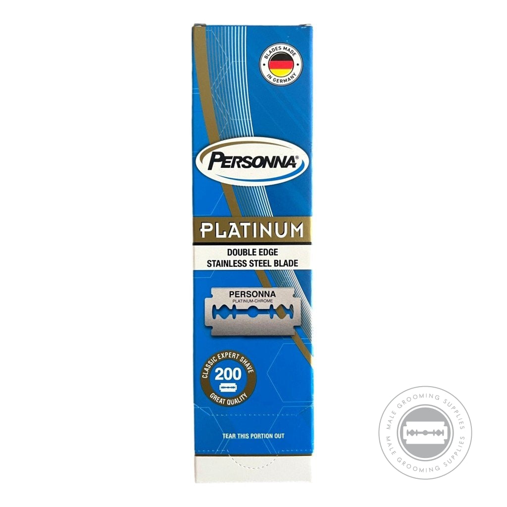 Personna Platinum-Chrome Super Stainless Double Edge Blades (200 Pack ...
