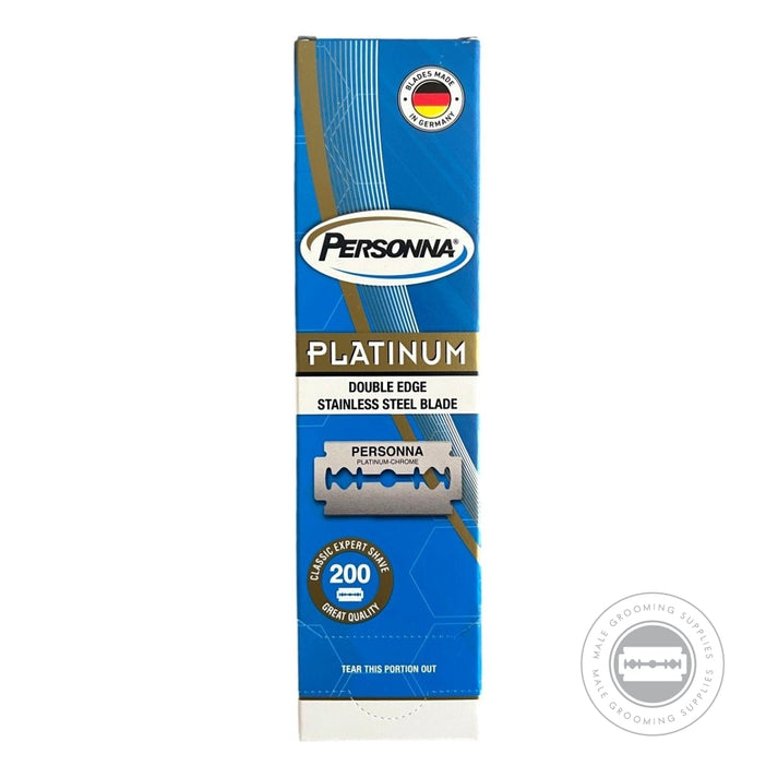 Personna Platinum-Chrome Super Stainless Double Edge Blades (200 Pack ...